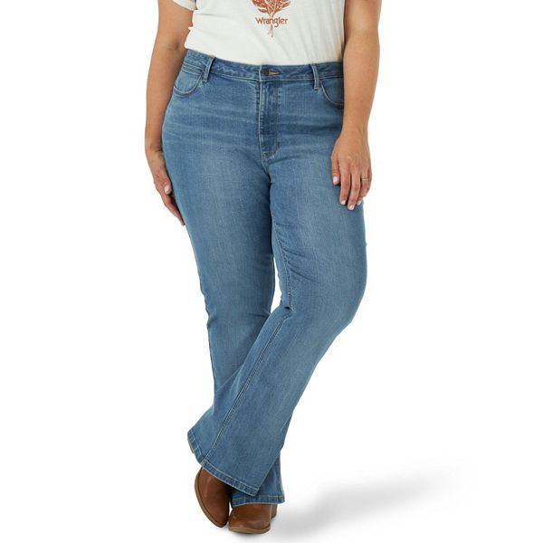 Plus Size Wrangler High Rise Bootcut Jeans