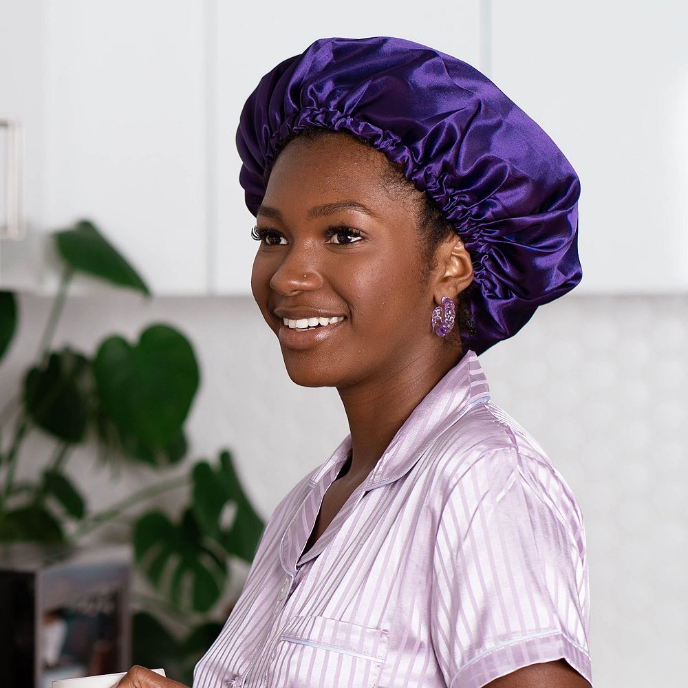 Glow by Daye Premium Adjustable Satin Bonnet