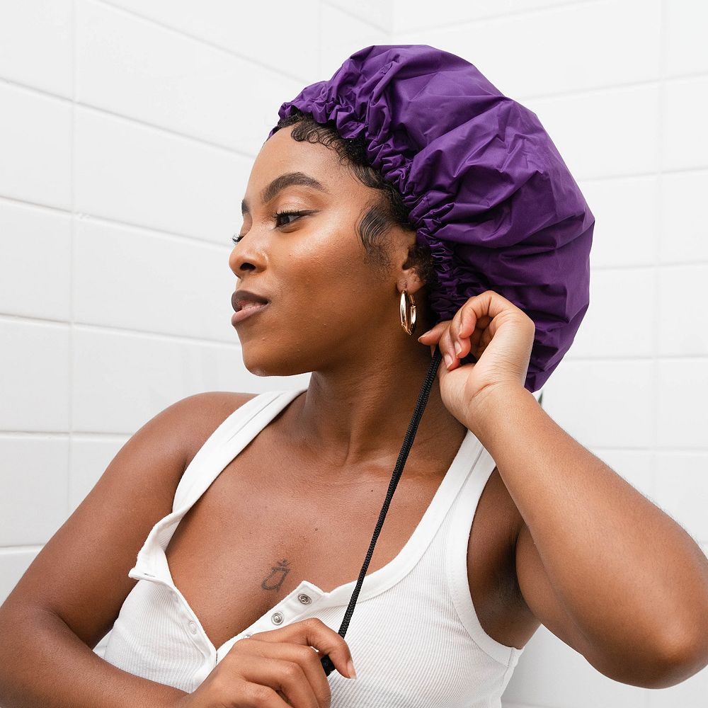 Glow by Daye Satin Lined Shower Cap