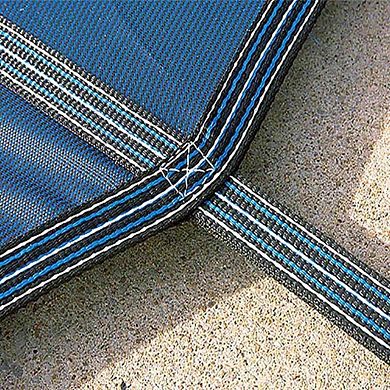 Yard Guard Deck Lock Mesh 18'x36' Inground Swimming Pool Safety Cover, Blue