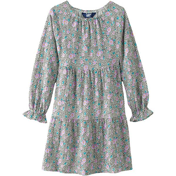 Girls 2-20 Lands' End Velvet Dress