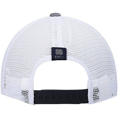 Men's Gray Nevada Wolf Pack Motto Trucker Snapback Hat