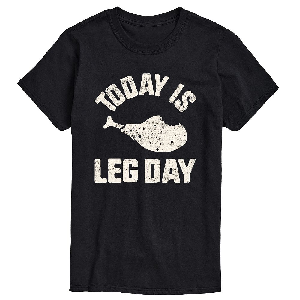 Big & Tall Today Is Leg Day Tee