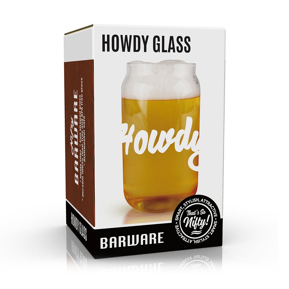 Howdy 20-oz. Bar Glass