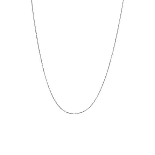 PRIMROSE Sterling Silver Textured Snake Chain Necklace