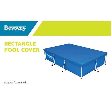 Bestway Flowclear Rectangle 13' 1" x 6' 11" Above Ground Pool Cover ...