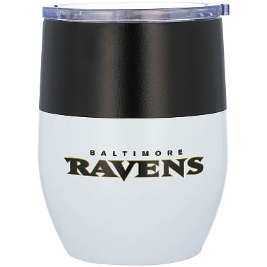 Baltimore Ravens 16oz. Colorblock Stainless Steel Curved Tumbler