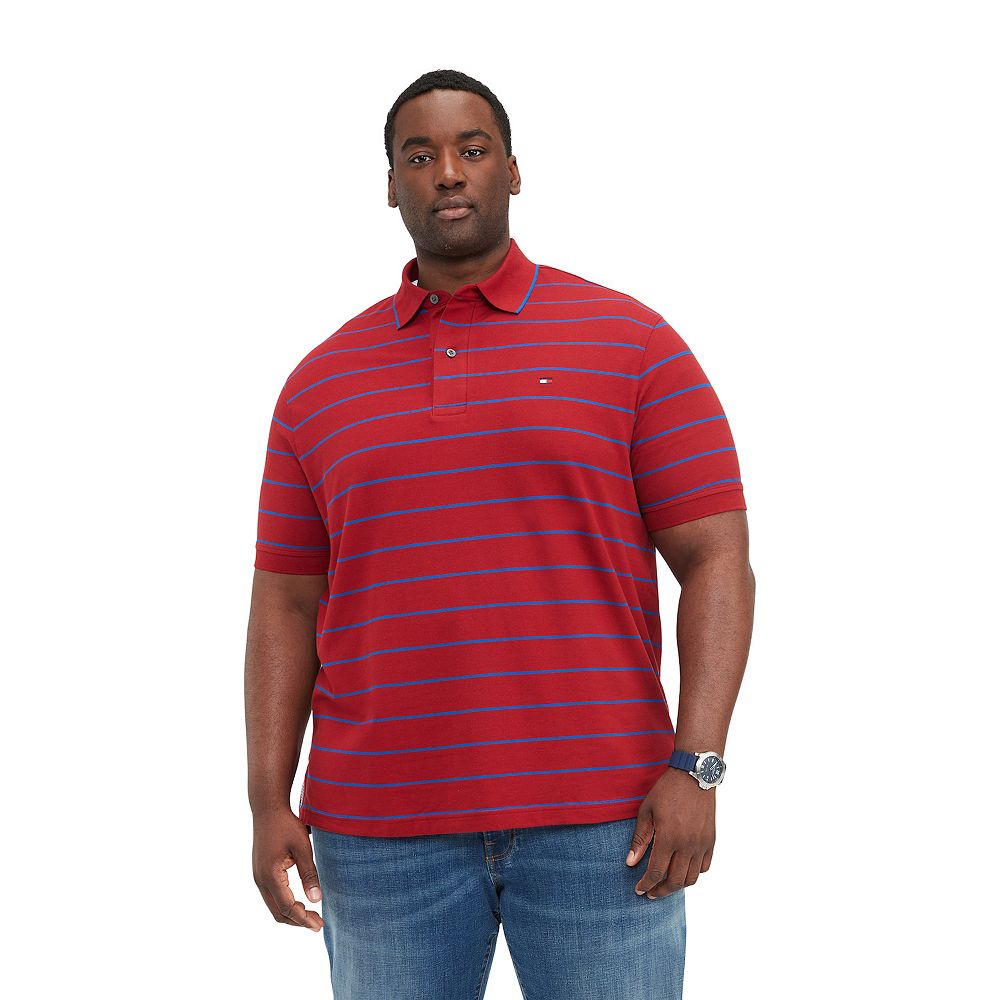 Big & Tall Tommy Hilfiger Bold Stripe Regular Fit Polo