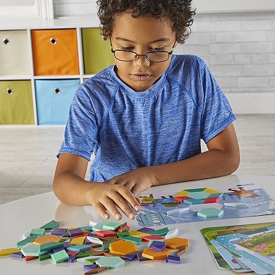 hand2mind Seasons & Weather Pattern Block Puzzle Set