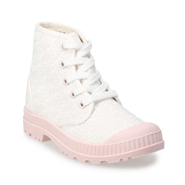 So® Chestnuts Girls Combat Boots