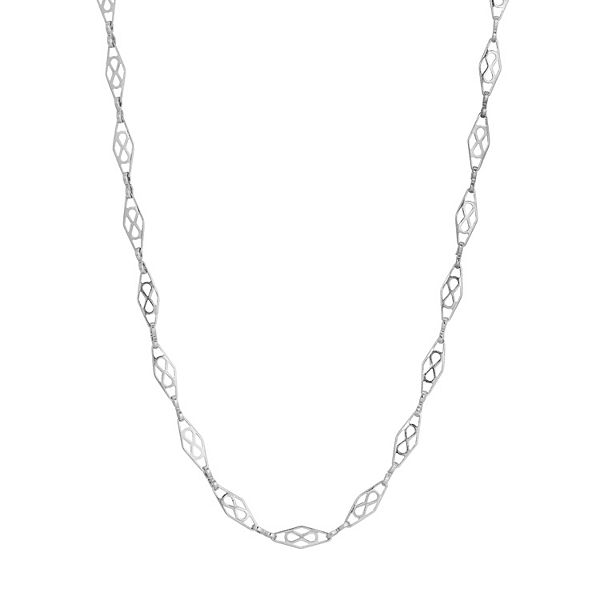 1928 Diamond Shaped Chain Necklace