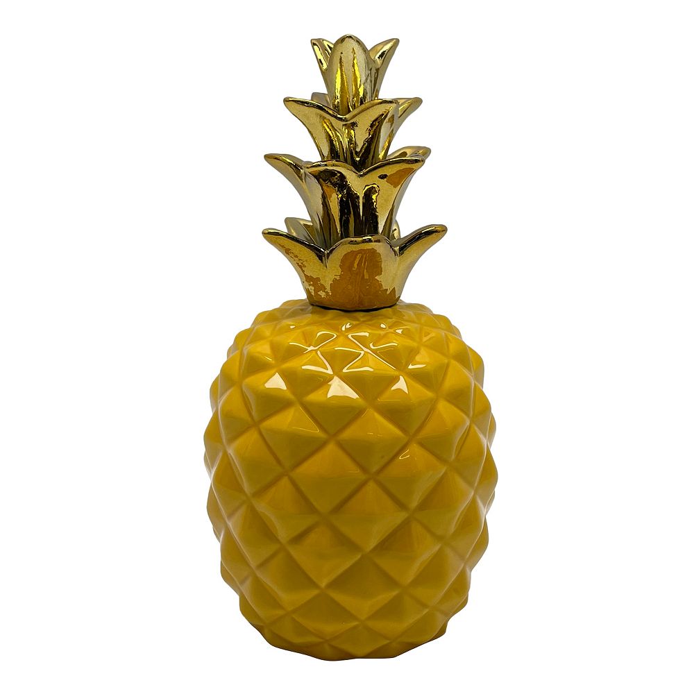 Everyday Decor Metallic Pineapple Table Decor