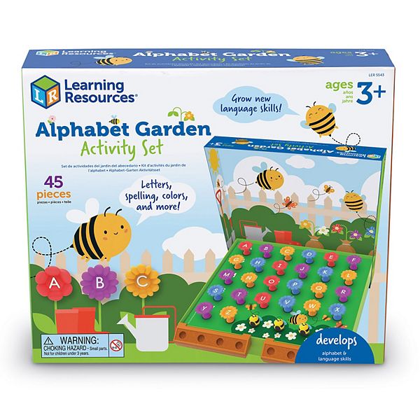 Learning Resources Alphabet Garden Activity Set