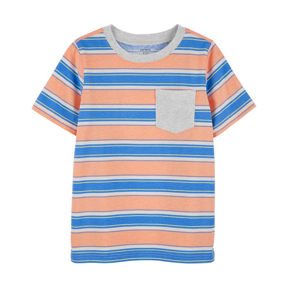 Boys 4-14 Boy Carter's Striped Pocket Tee