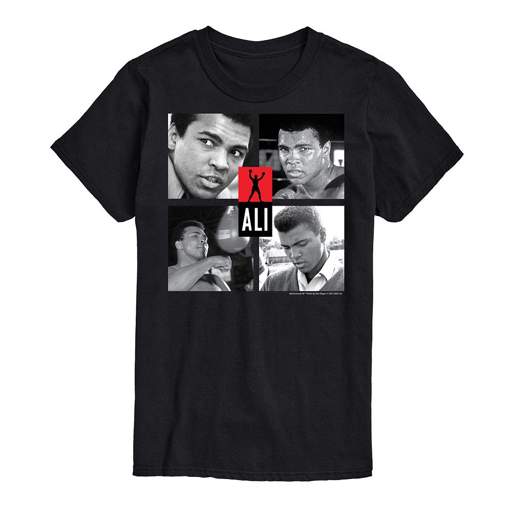 Big & Tall Muhammad Ali Image Gride Tee Tee