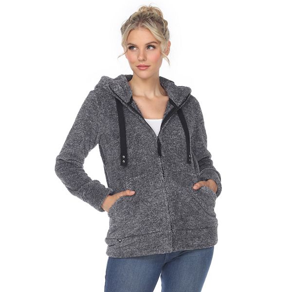 Women's White Mark Sherpa Hoodie