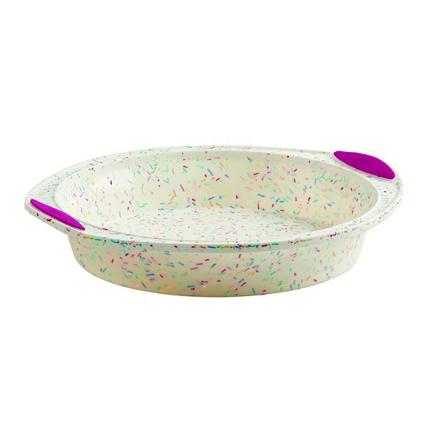 Trudeau Confetti 9-in. Round Cake Pan