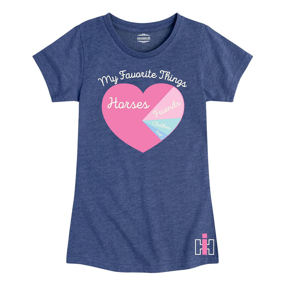 Girls 7-16 Case IH Favorite Things Chart Graphic Tee
