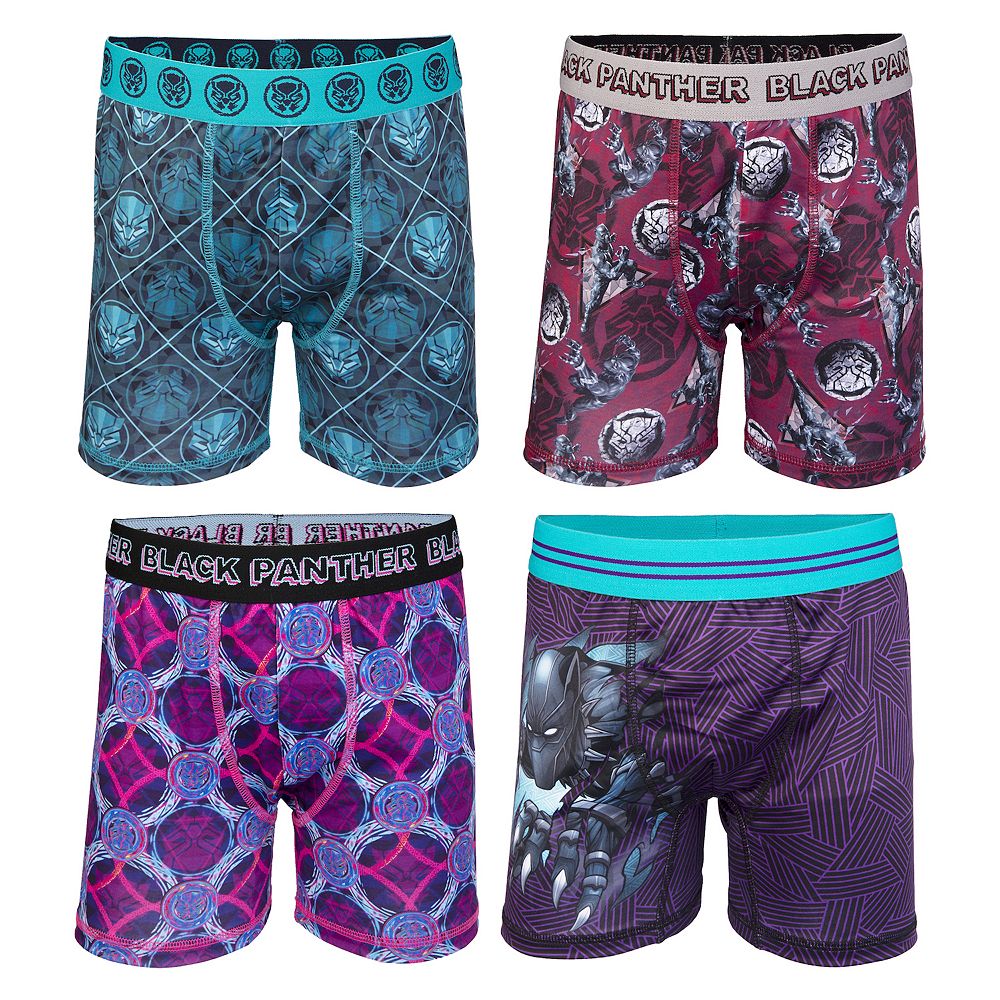 Boys 6-10 Marvel Black Panther 4-Pack Boxer Briefs