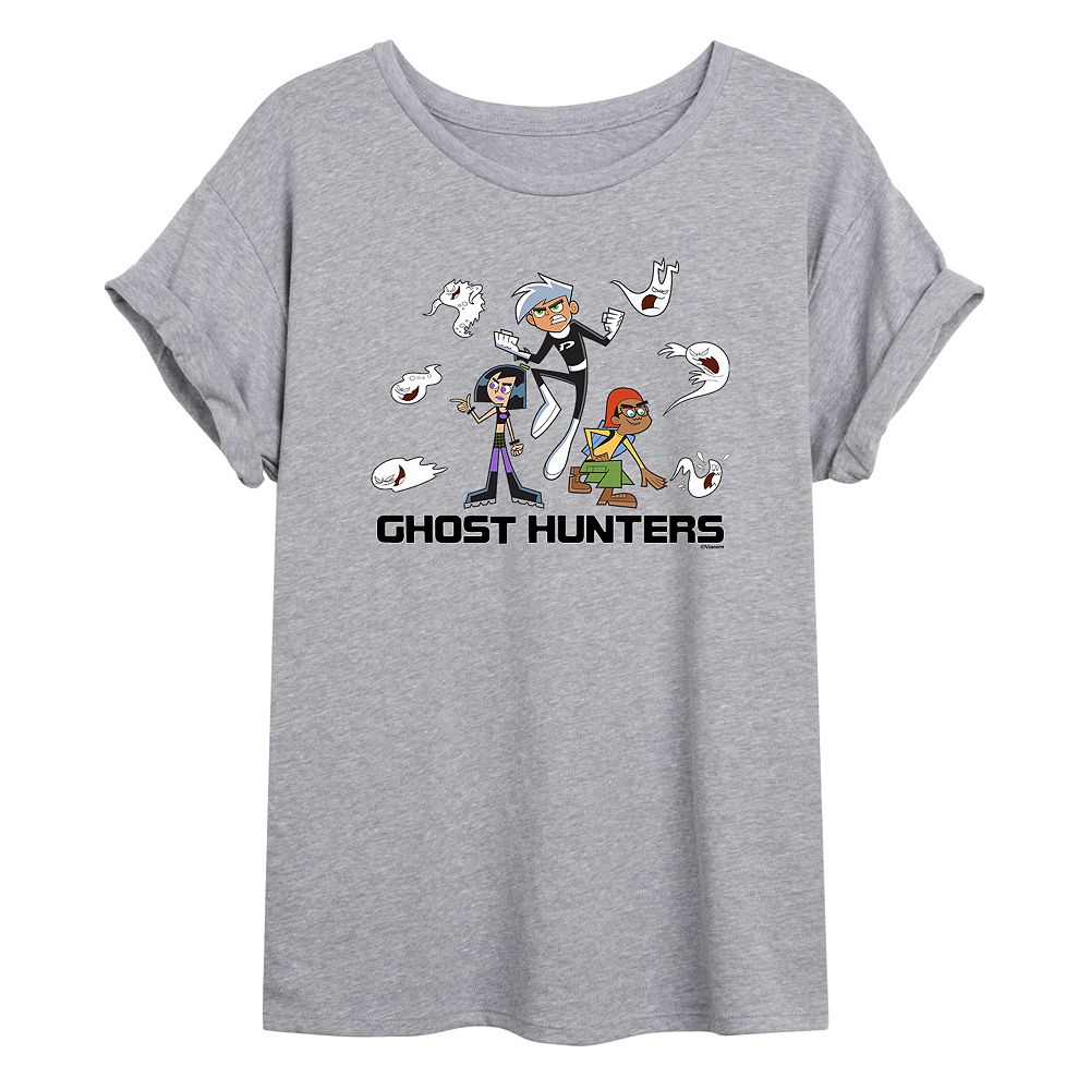 Juniors' Danny Phantom "Ghost Hunters" Oversized Graphic Tee