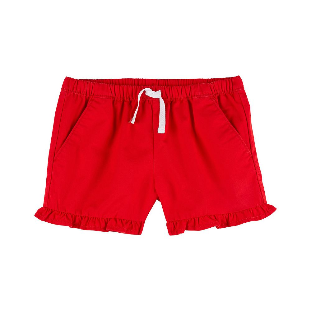 Girls 4-14 Carter's Pull-On Twill Shorts