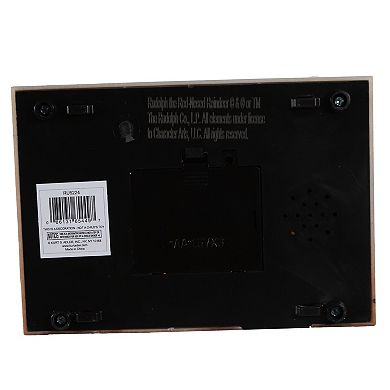 Rudolph & Santa Battery-Operated Fireplace Christmas Table Decor