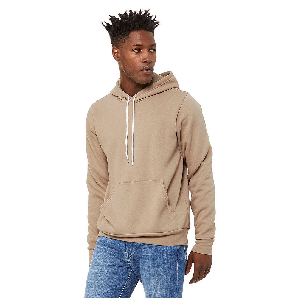 Bella + Canvas Unisex Pullover Polycotton Fleece Hooded Sweatshirt / Hoodie