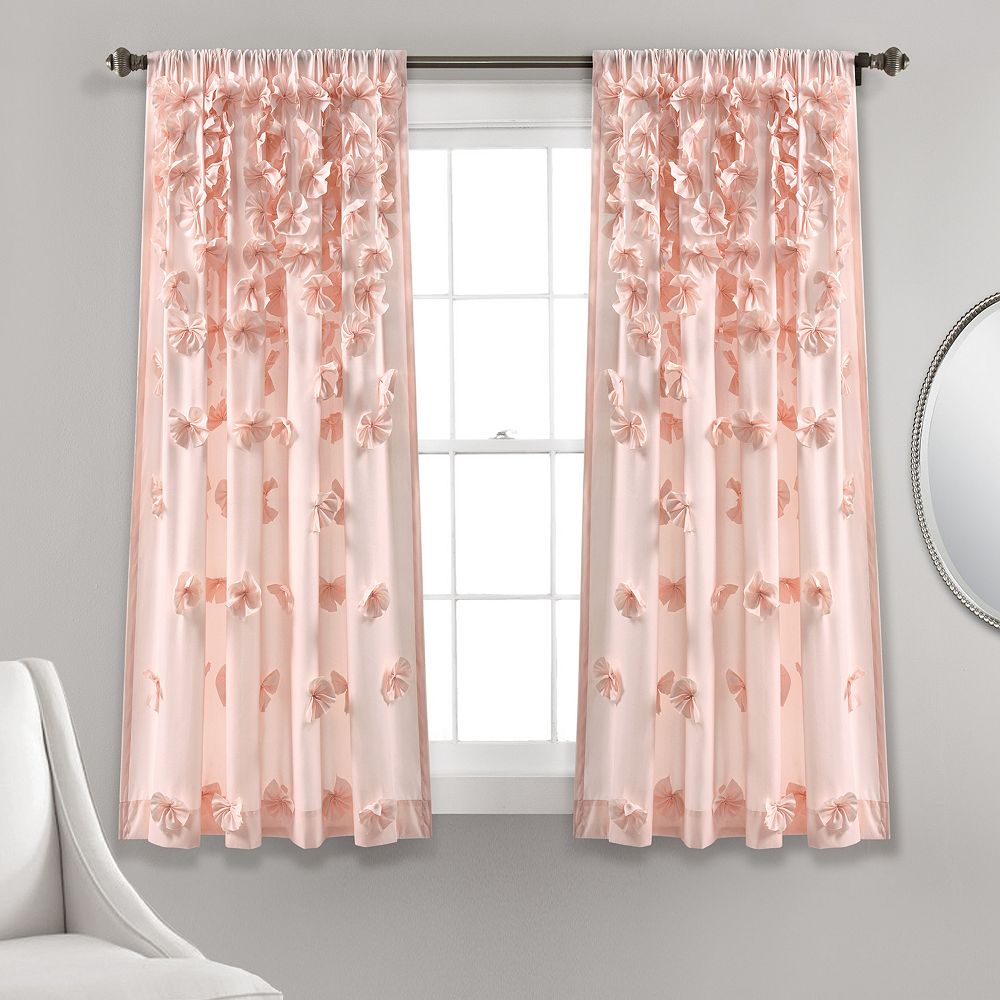 Lush Decor Riley Window Curtain Panel