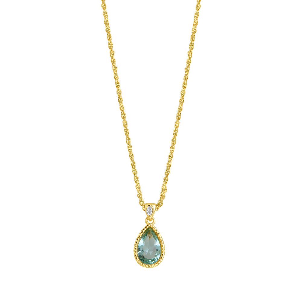 MC Collective Brass Ciana Pendant Necklace