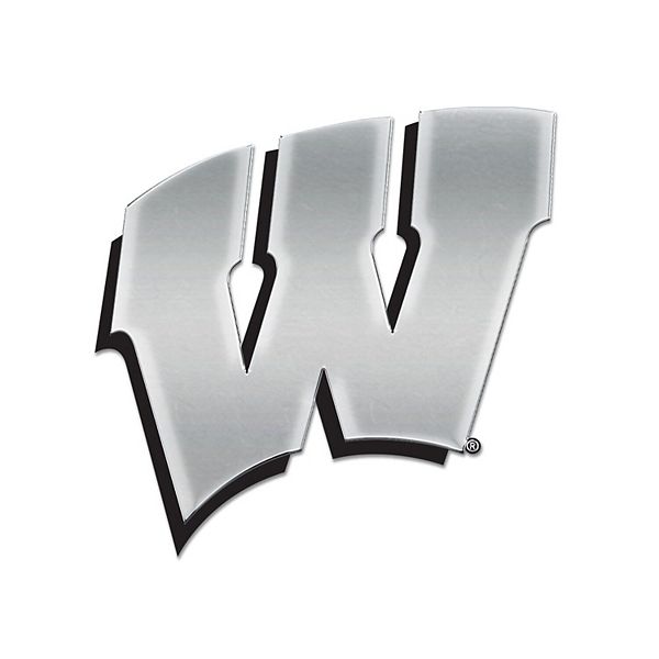 WinCraft Wisconsin Badgers Team Chrome Car Emblem