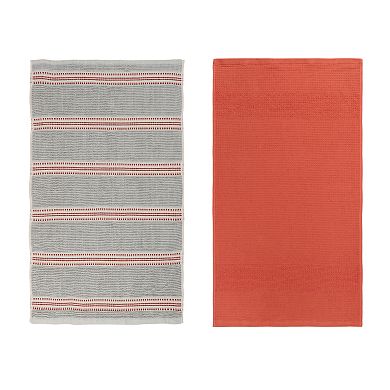 Food Network™ Dobby Ribbed Kitchen Towel 2-pk.
