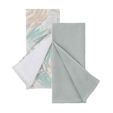 Food Network™ Printed Leaf Kitchen Towel 2-pk.
