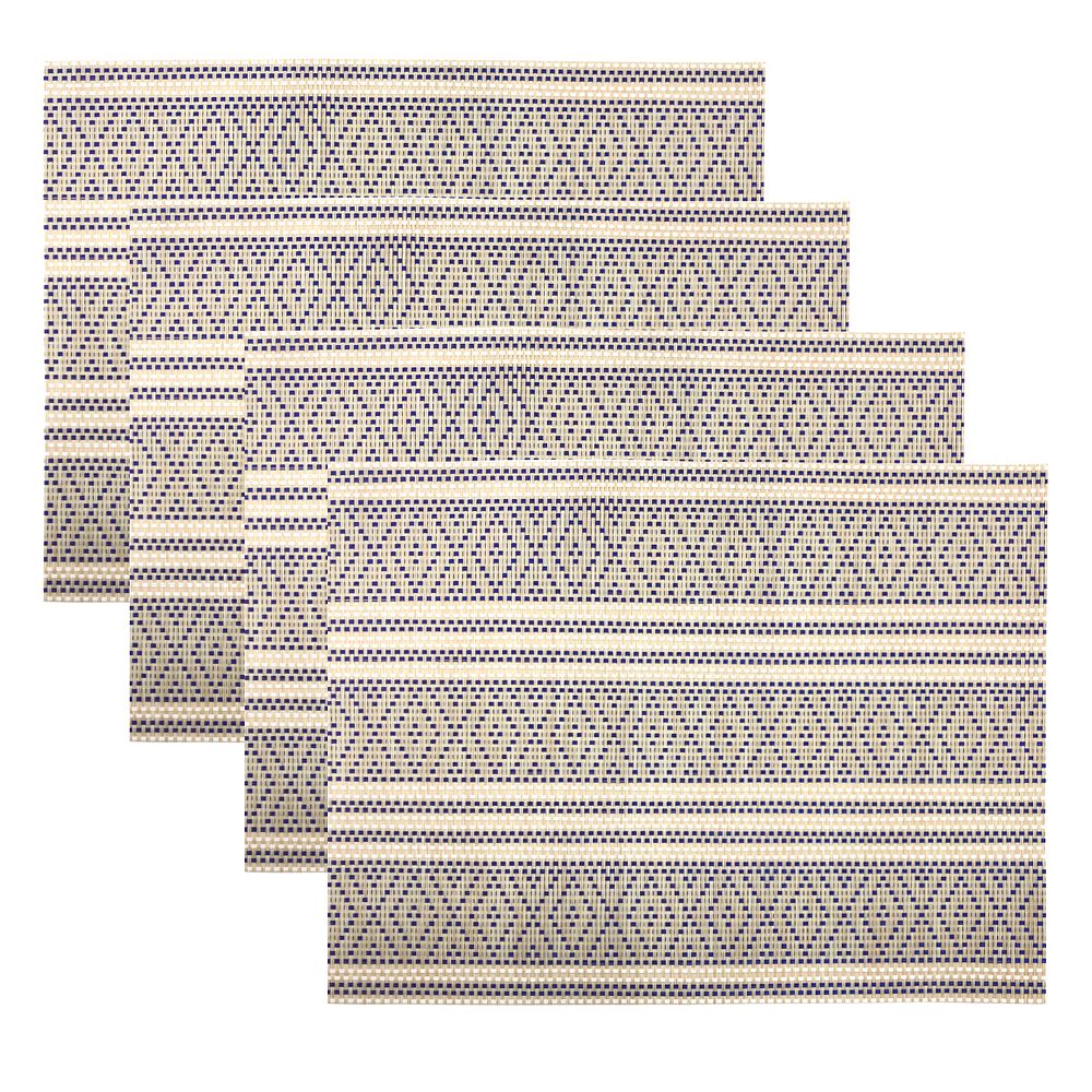 Food Network™ Diamond-Pattern Easy Care Woven Placemat 4-pk.