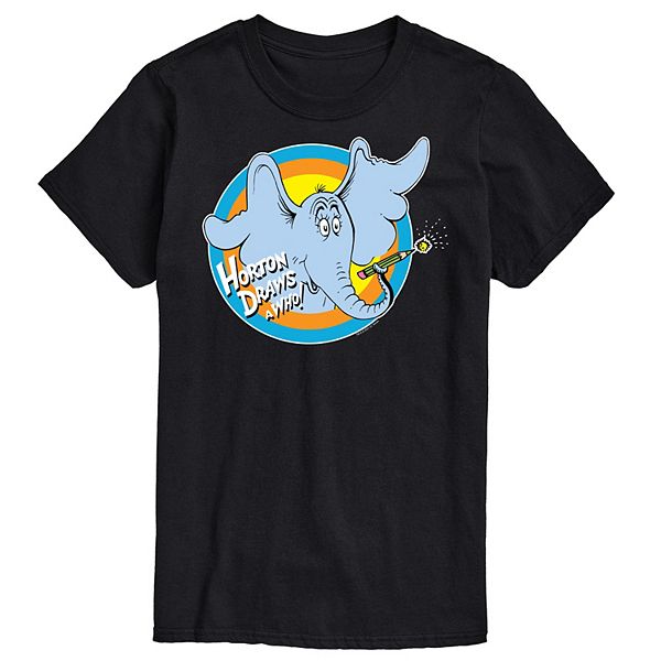 Big & Tall Dr Suess Horton Draws A Who Tee
