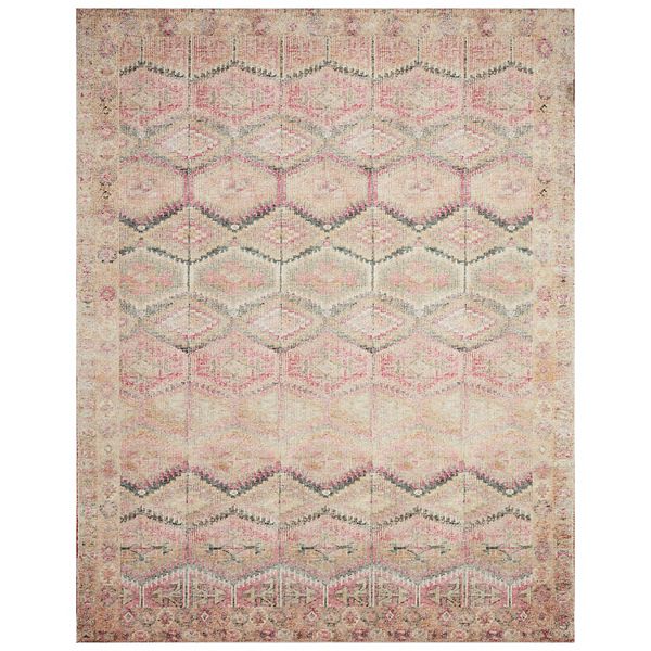Loloi Layla Pink Lagoon Accent or Area Rug