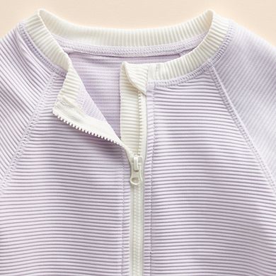Baby & Toddler Little Co. by Lauren Conrad Ribbed One-Piece Zip-Front ...