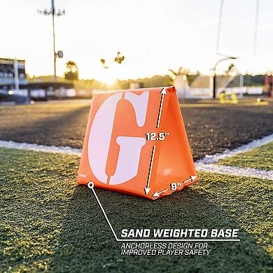 GoSports Football Field Anchorless Yard Line Number Markers, Set of 11 ...