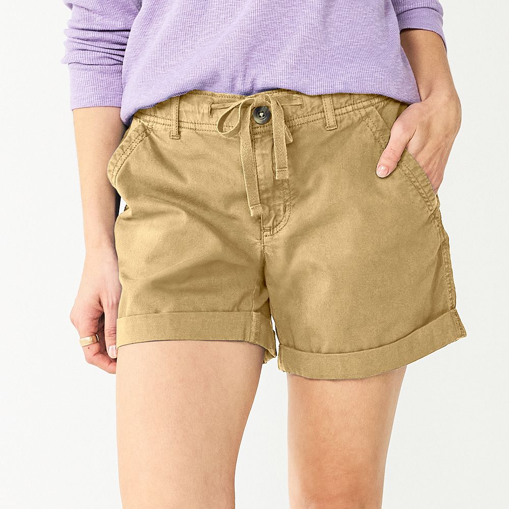 Women's Sonoma Goods For Life® Comfort Waist 5" Utility Shorts
