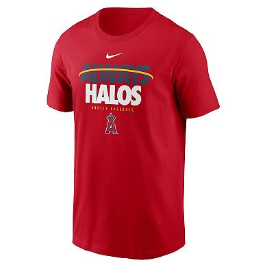 Men's Nike Red Los Angeles Angels Always Halos Local Team T-Shirt