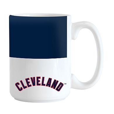 Cleveland Indians 15oz. Colorblock Mug