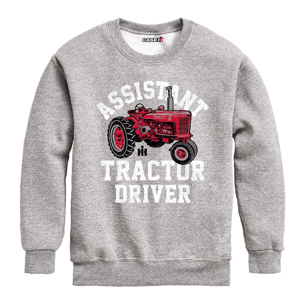 Boys 8-20 Case IH Assistant Driver Crew Fleece Sweatshirt