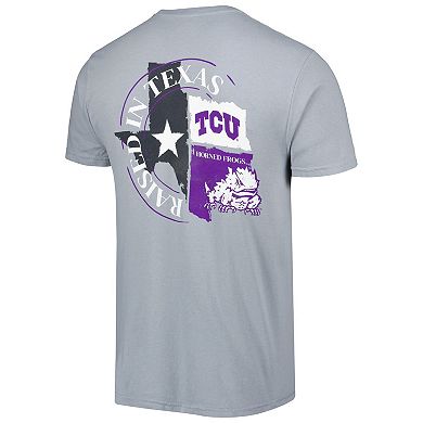 Men's Gray TCU Horned Frogs Hyperlocal T-Shirt