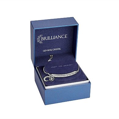 Brilliance Fine Silver Plated Crystal Baguette "ENJOY THE JOURNEY ...