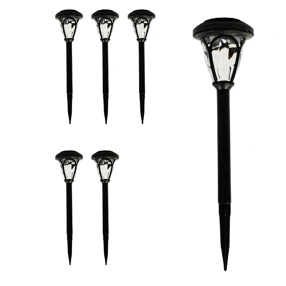 Crosslight Melrose Solar Pathway Stake Light 6-piece Set