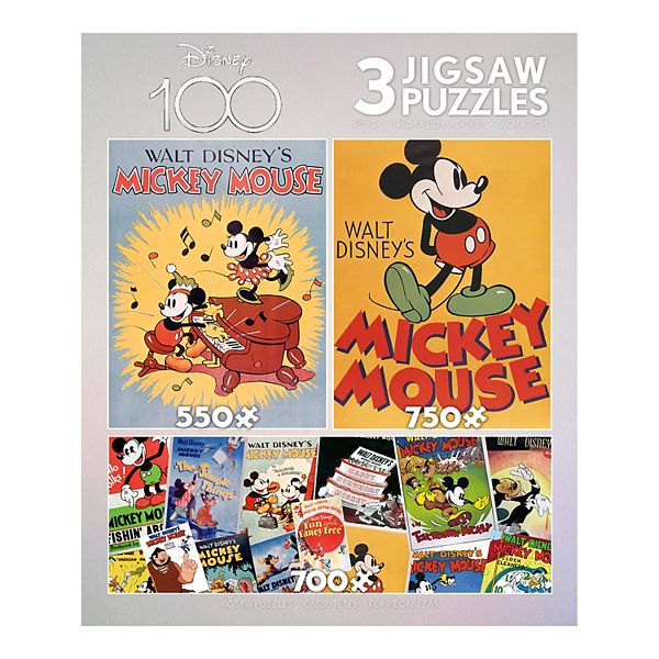 Ceaco Disney 3-in-1 Puzzle Set