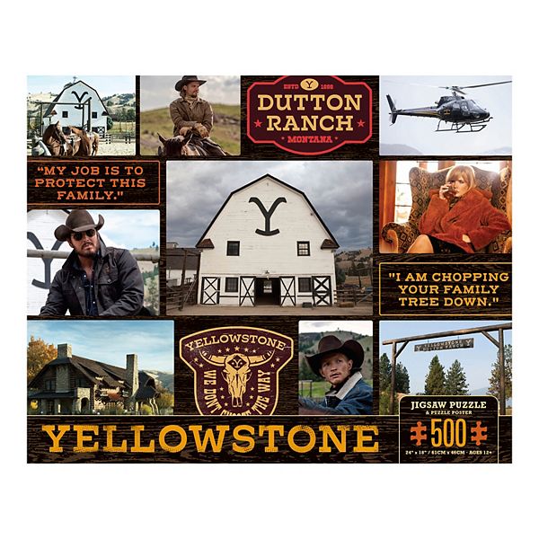 Ceaco Yellowstone's Dutton Ranch Puzzle