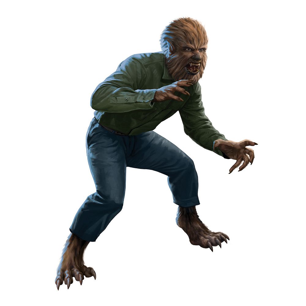 RoomMates Classic Monsters Giant The Wolfman Peel & Stick Wall Decals ...