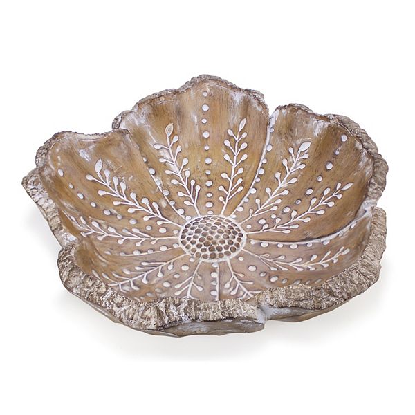 Melrose Floral Decorative Bowl Table Decor