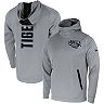 Men's Nike Gray LSU Tigers 2-Hit Performance Pullover Hoodie