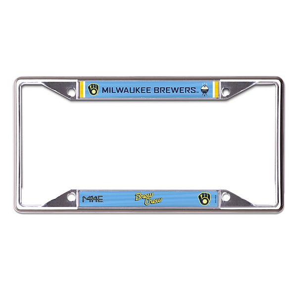 WinCraft Milwaukee Brewers City Connect License Plate Frame